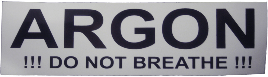 Nautilus Sticker ARGON (small 17x5 cm) – Oyster Diving Shop