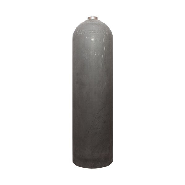 MES 11.1lt (80cf) Aluminium Cylinder - 207 bar (White) - Oyster Diving Shop